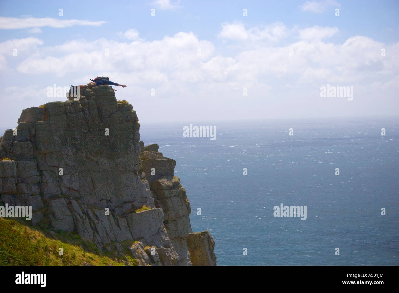 View from Lundy Island Stock Photo - Alamy