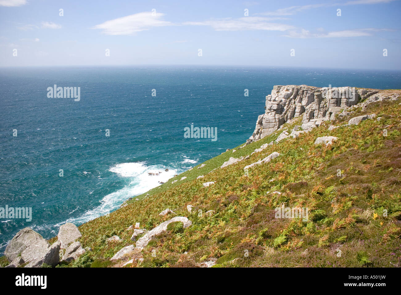 View from Lundy Island Stock Photo - Alamy