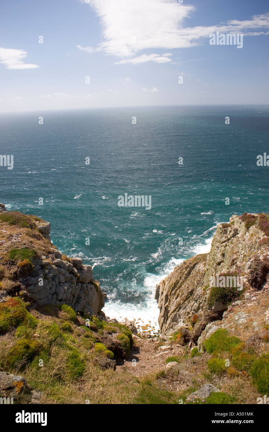 View from Lundy Island Stock Photo - Alamy