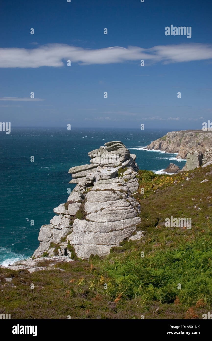 View from Lundy Island Stock Photo - Alamy