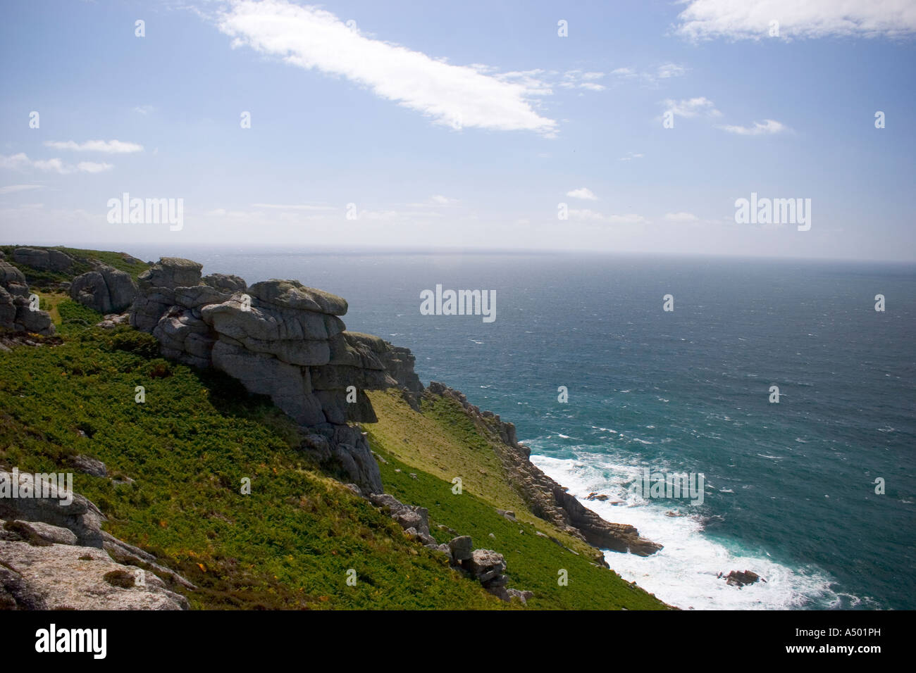 View from Lundy Island Stock Photo - Alamy