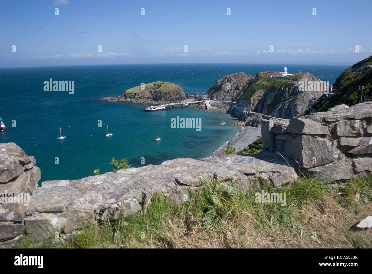 View from Lundy Island Stock Photo - Alamy