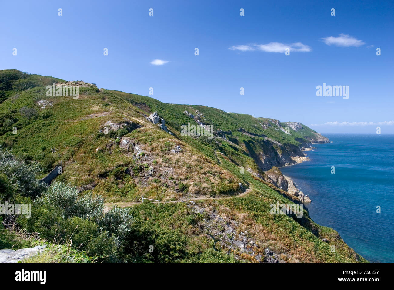 View from Lundy Island Stock Photo - Alamy