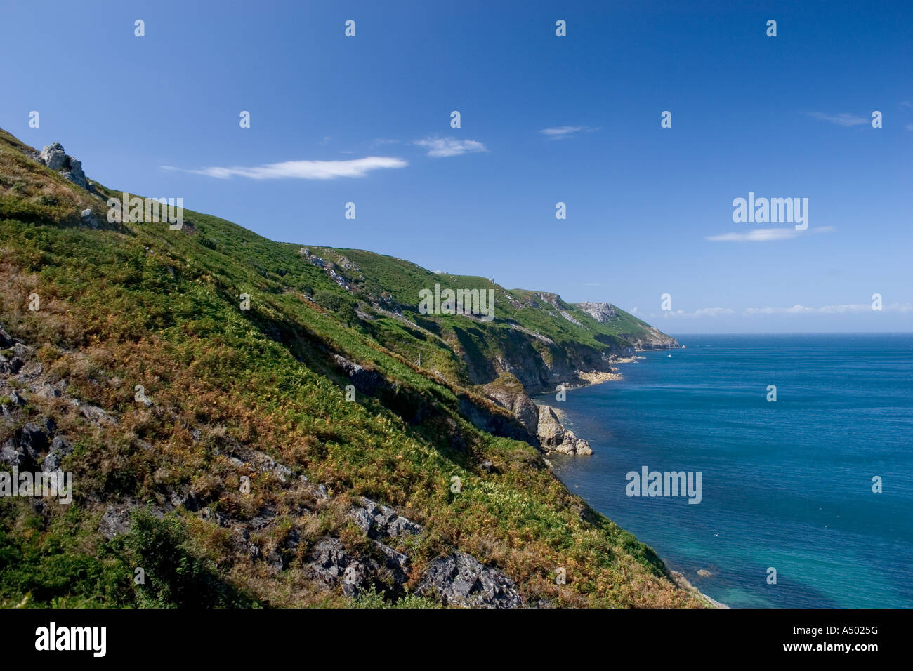 View from Lundy Island Stock Photo - Alamy