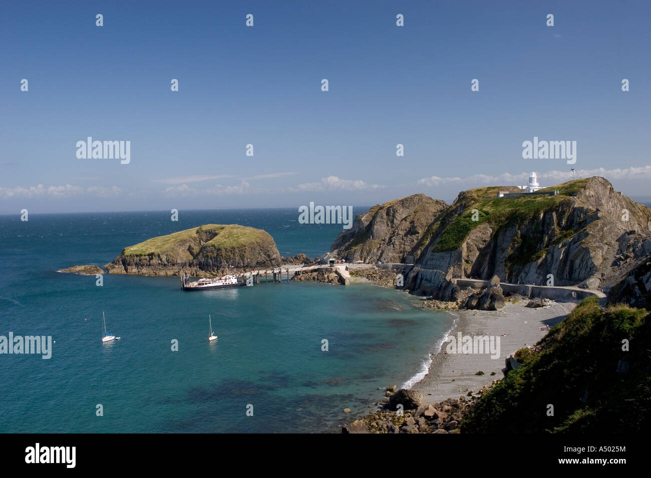 View from Lundy Island Stock Photo - Alamy