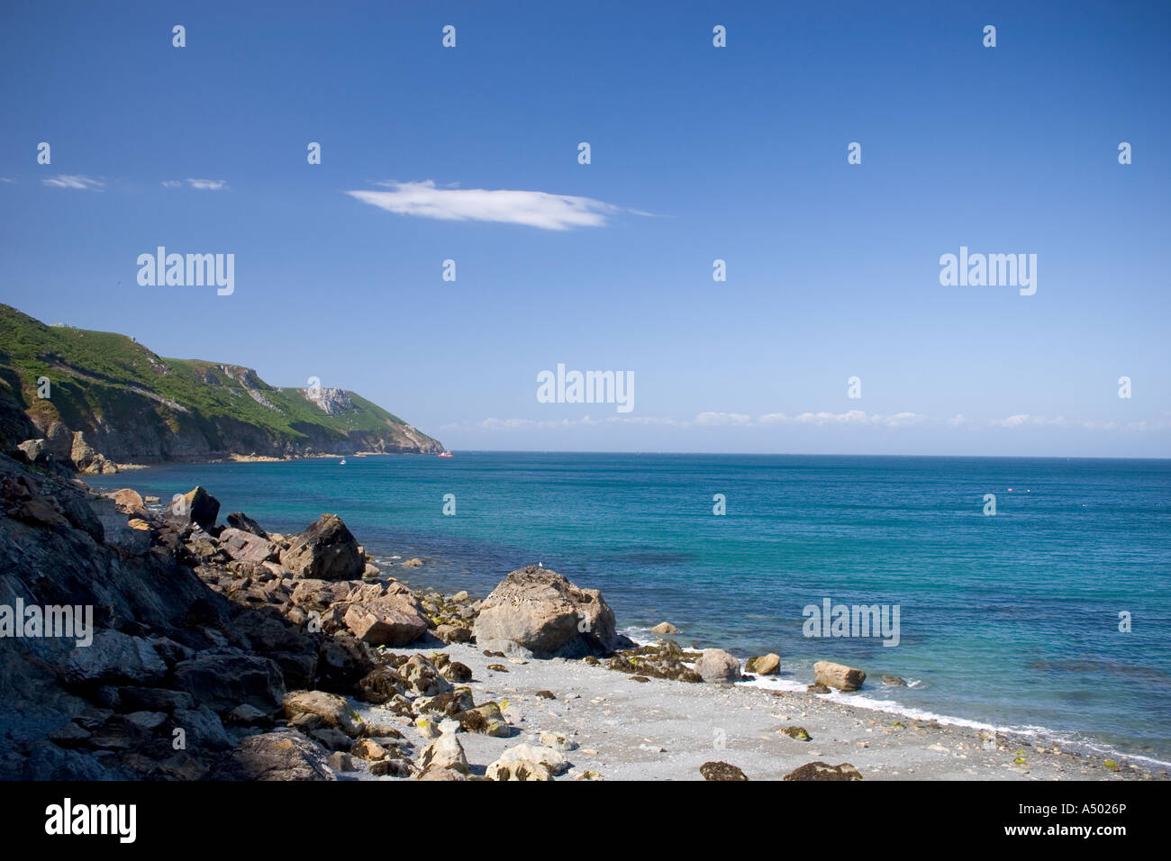 View from Lundy Island Stock Photo - Alamy
