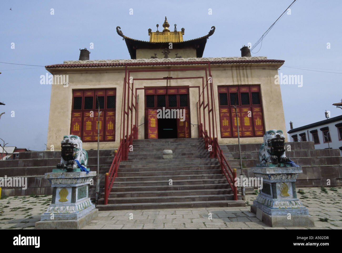 temple ulaan bataar mongolia Stock Photo - Alamy