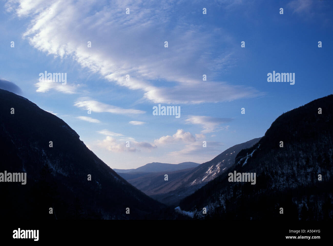 Crawford Notch in New Hampshire s White Mountains From Elephant Head ...
