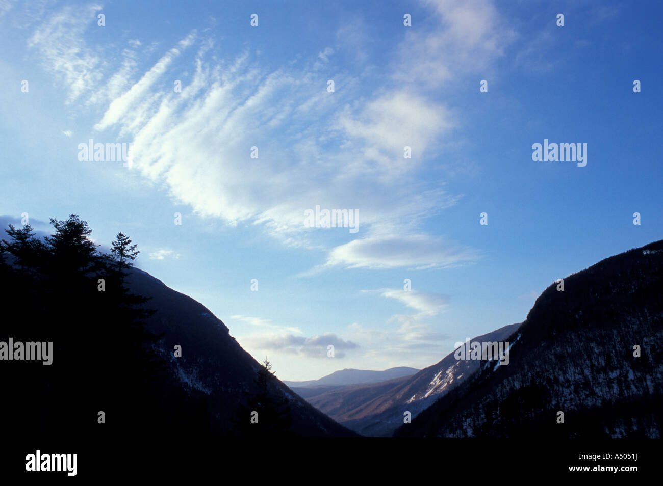 Crawford Notch in New Hampshire s White Mountains From Elephant Head ...
