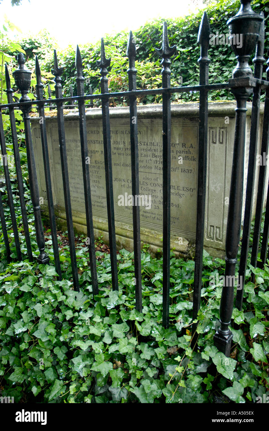 John constable grave hi-res stock photography and images - Alamy