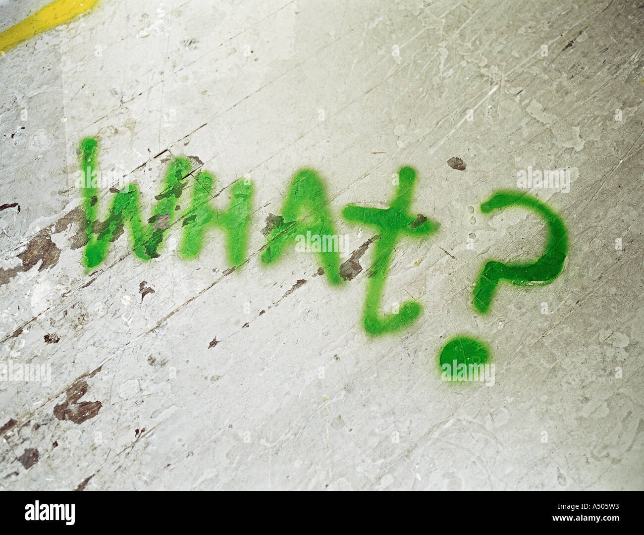 Graffiti question mark hi-res stock photography and images - Alamy