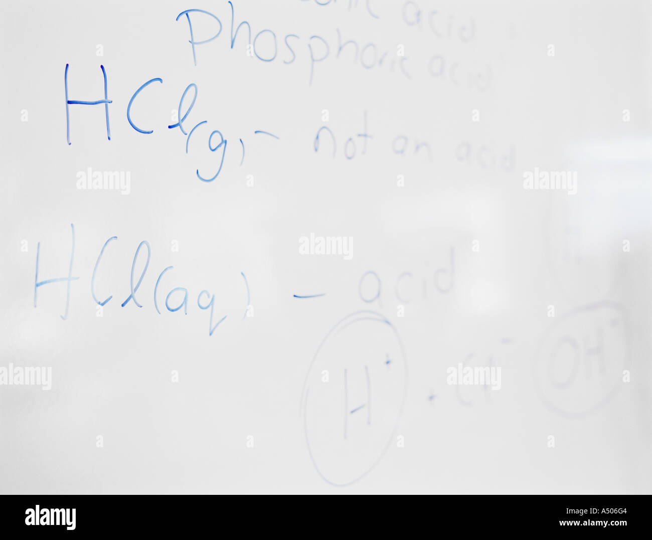 Whiteboard in science class hi-res stock photography and images - Alamy