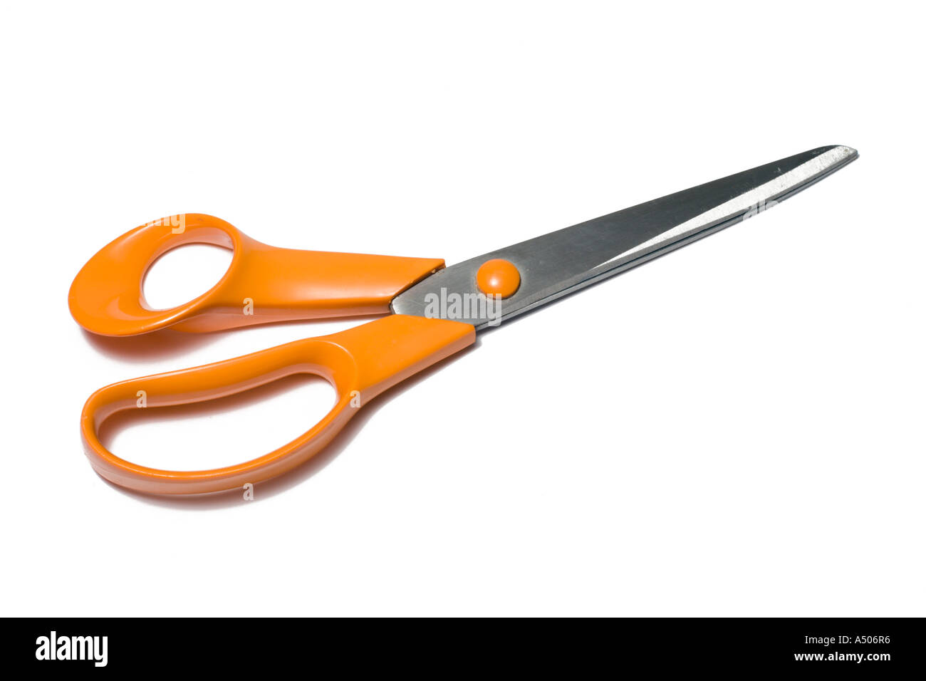 Scissors On White Background Stock Photo - Alamy
