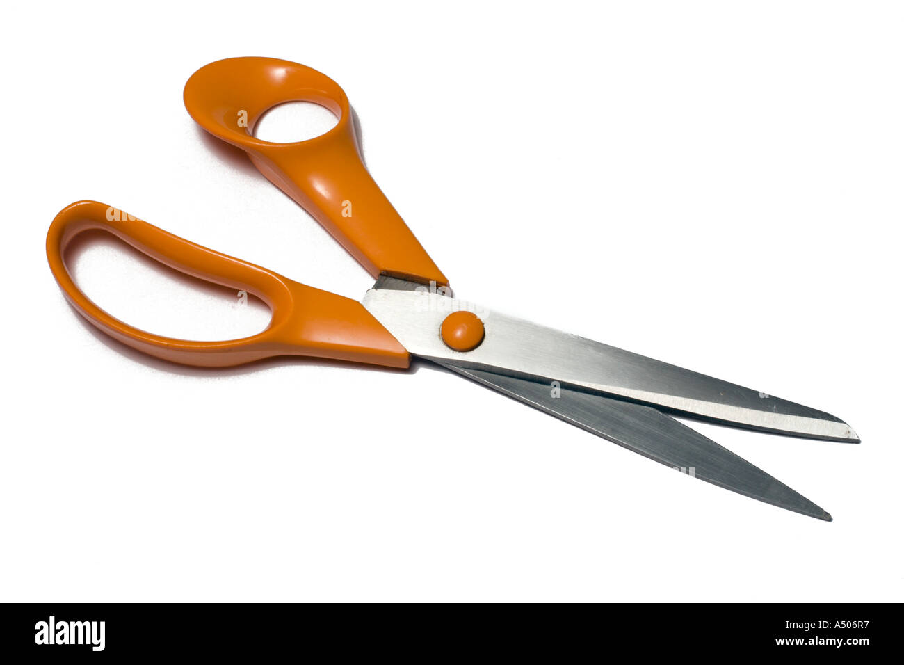 Scissors On White Background Stock Photo - Alamy