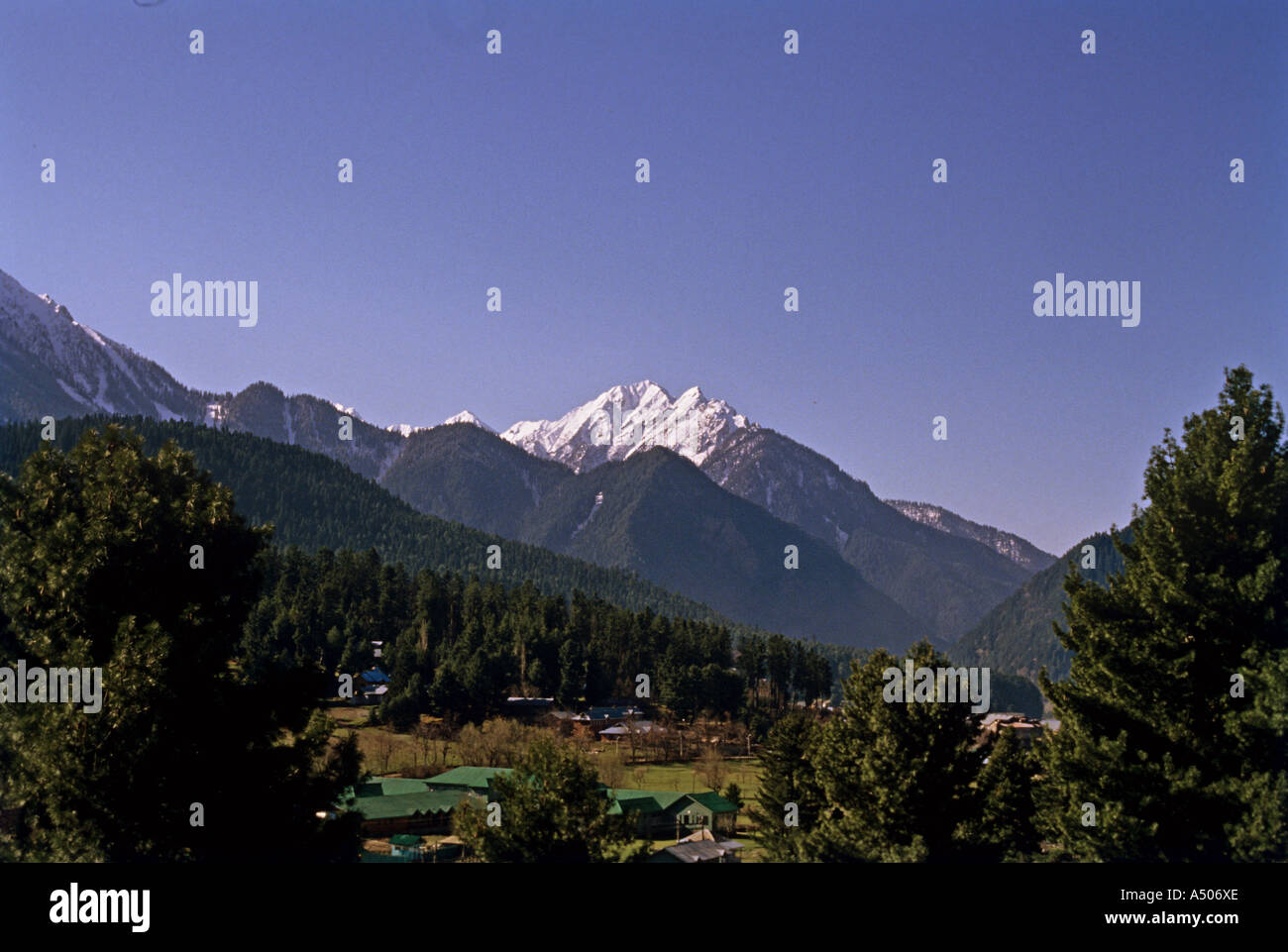 Landscape near Pahalgam in Jammu Kashm Stock Photo - Alamy