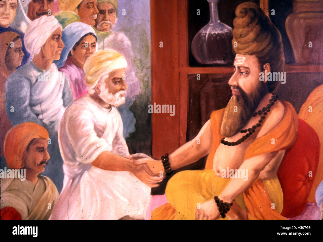 Indian sage hi-res stock photography and images - Alamy