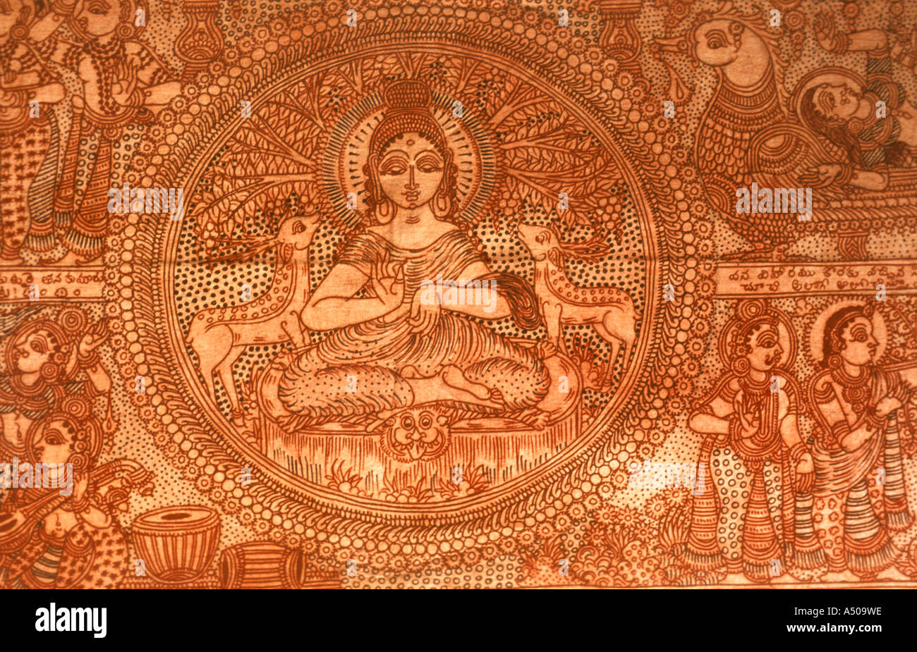 Kalamkari hi-res stock photography and images - Alamy