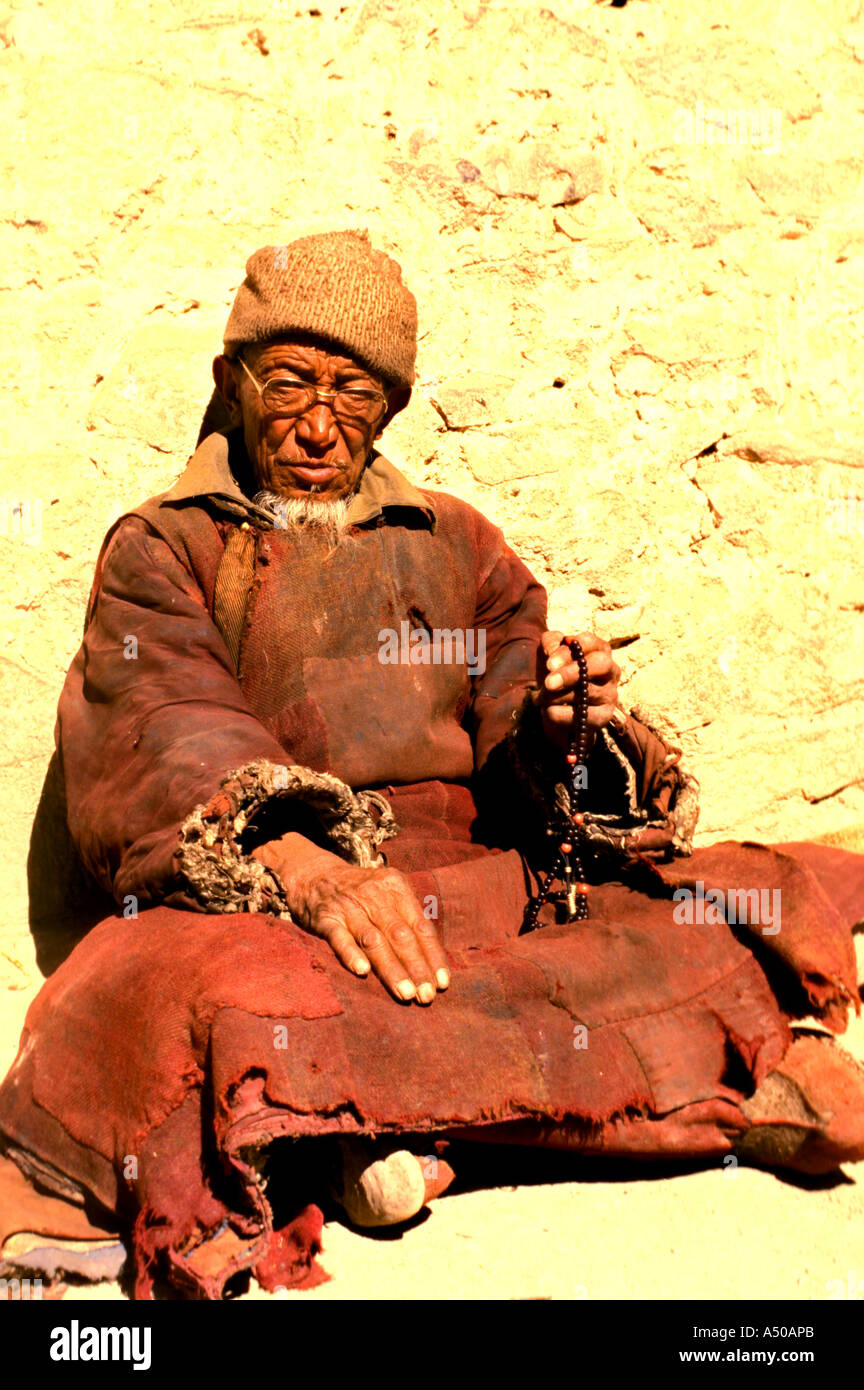 Old man villager hi-res stock photography and images - Alamy