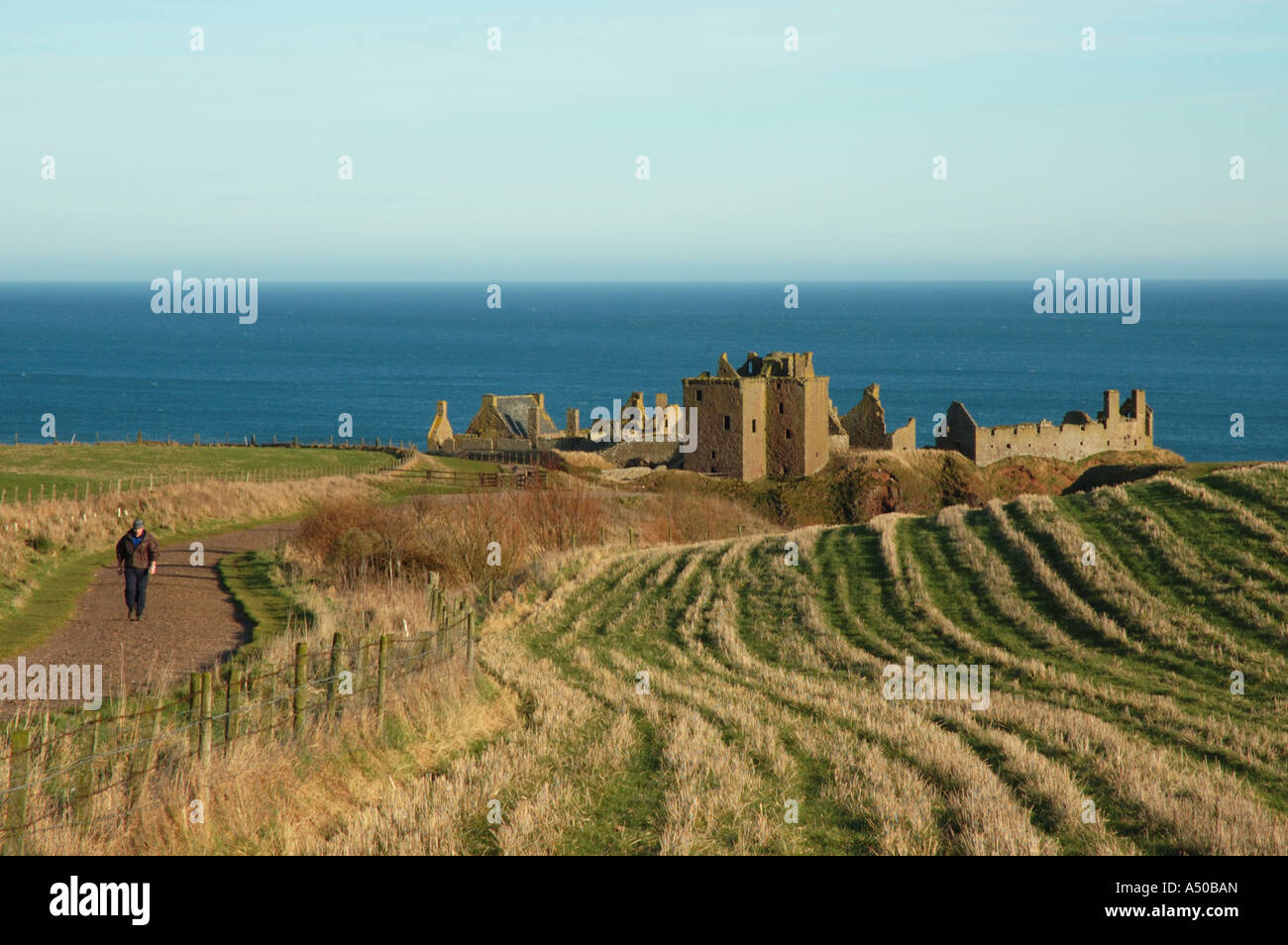 Dunnottar Castle, Scotland Stock Photo - Alamy
