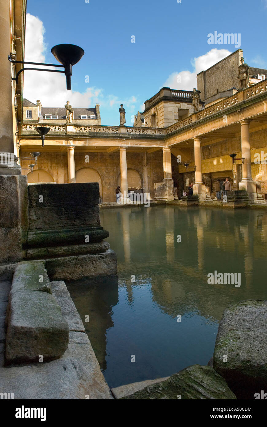 Roman Baths, City of Bath - England Stock Photo - Alamy