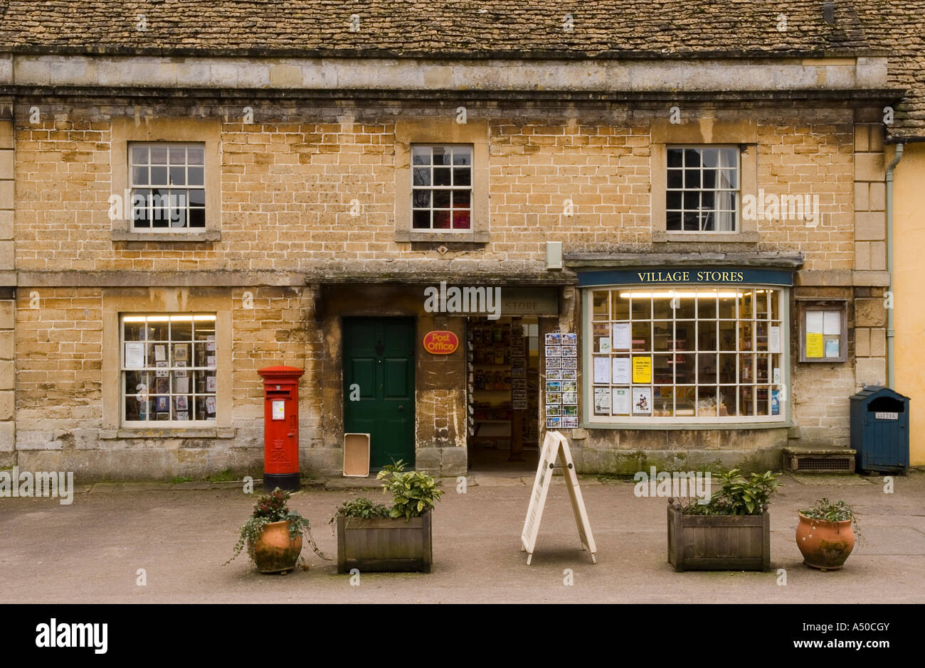 Village Post Office and Stores Stock Photo - Alamy