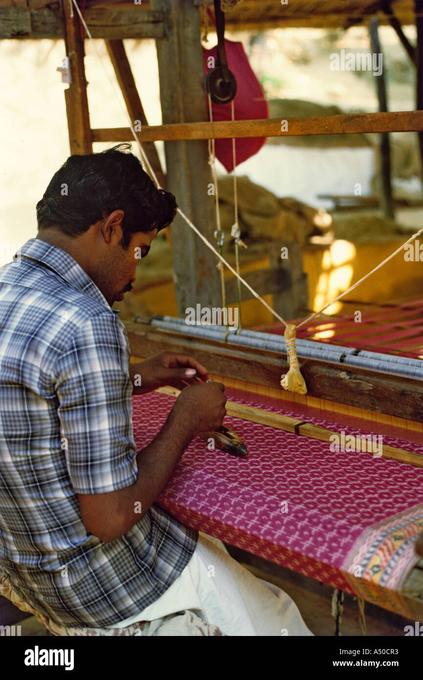 Local craftsman Orissa India Stock Photo - Alamy