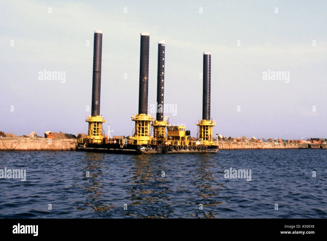 Oil rig at Marmagao port Goa India Stock Photo - Alamy