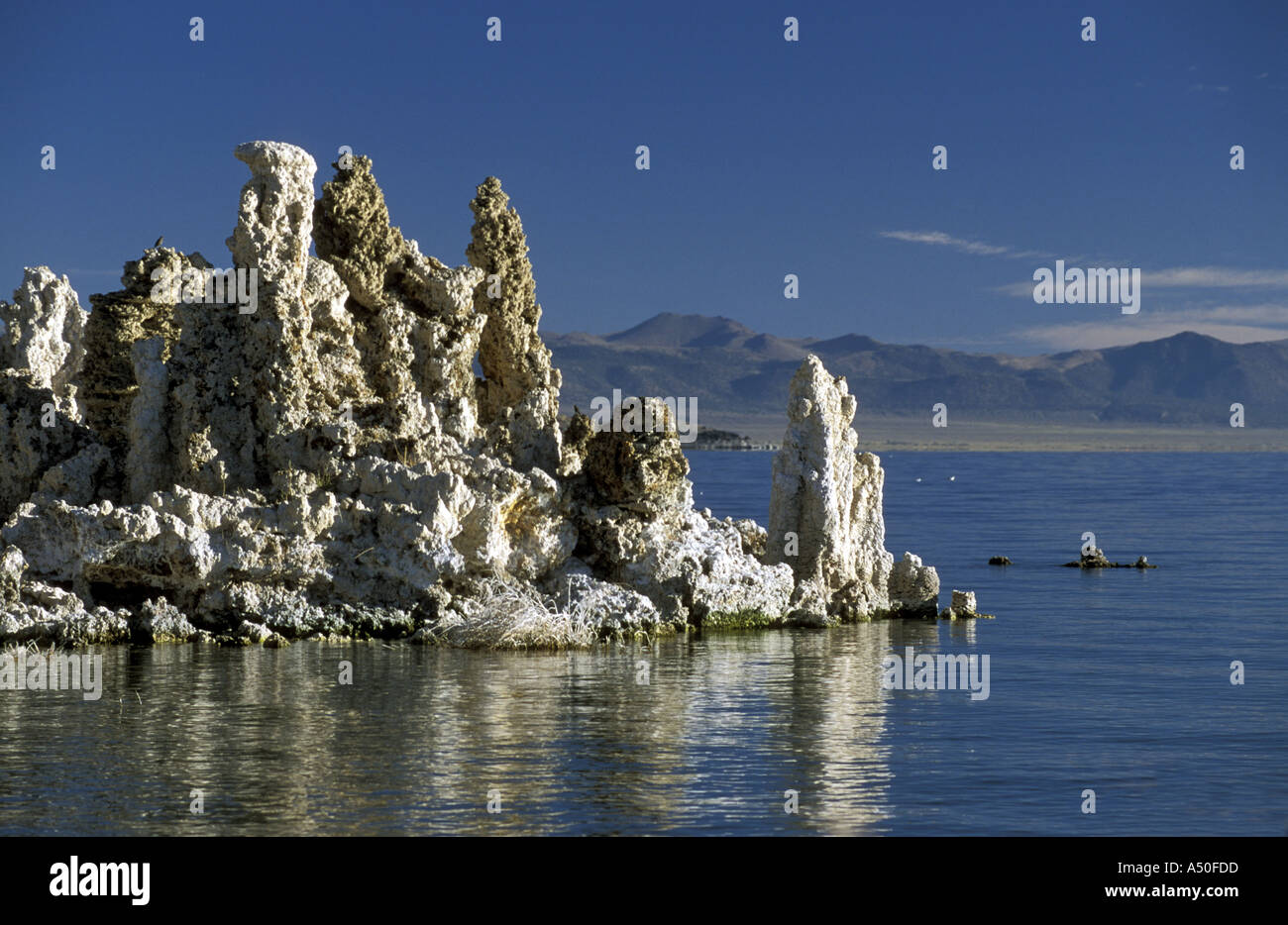 EMERGENT TUFA COLUMNS MONO LAKE LEE VINNING CALIFORNIA Stock Photo - Alamy