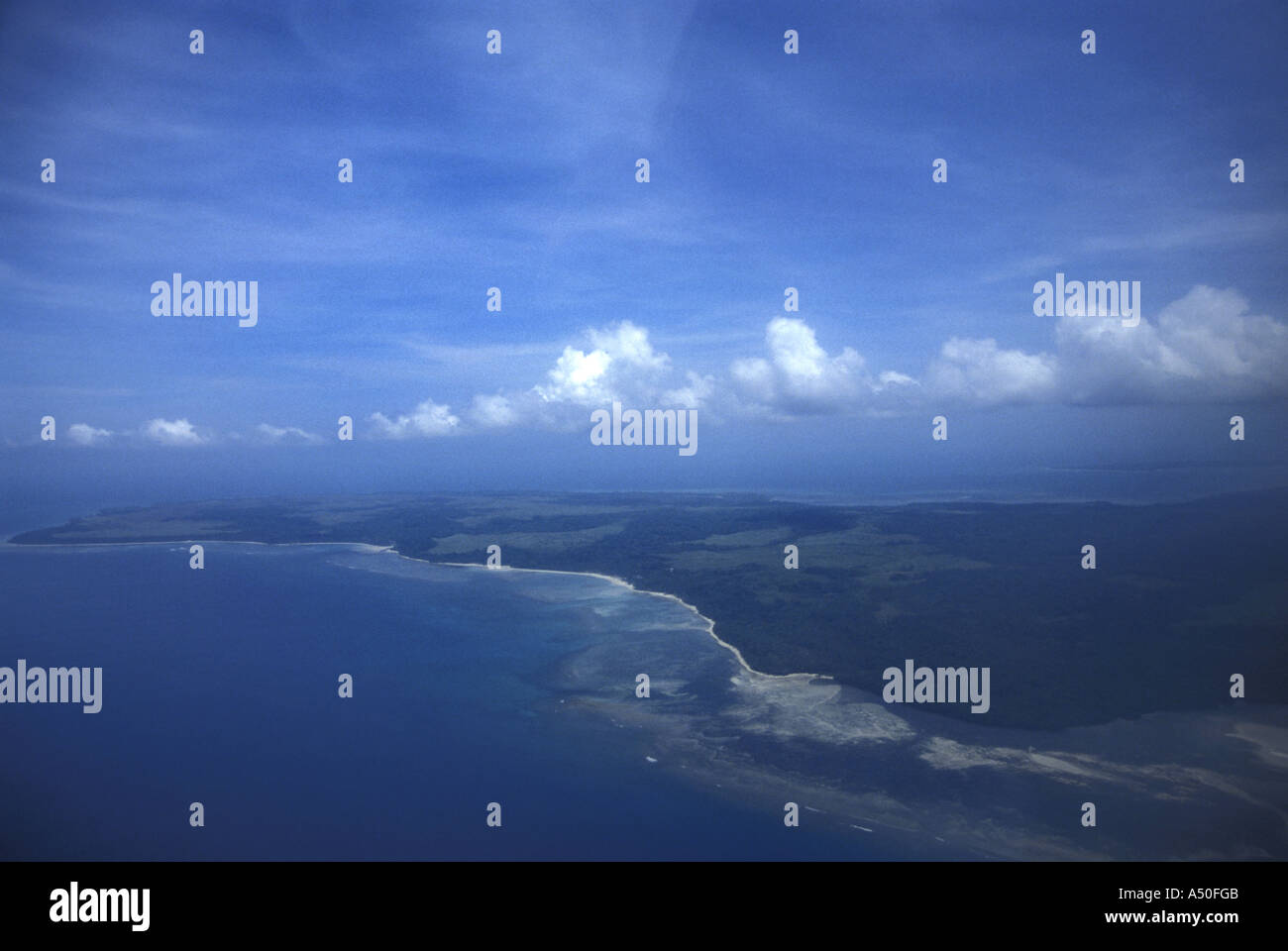 Aerial view of Andaman Nicobar island Stock Photo - Alamy