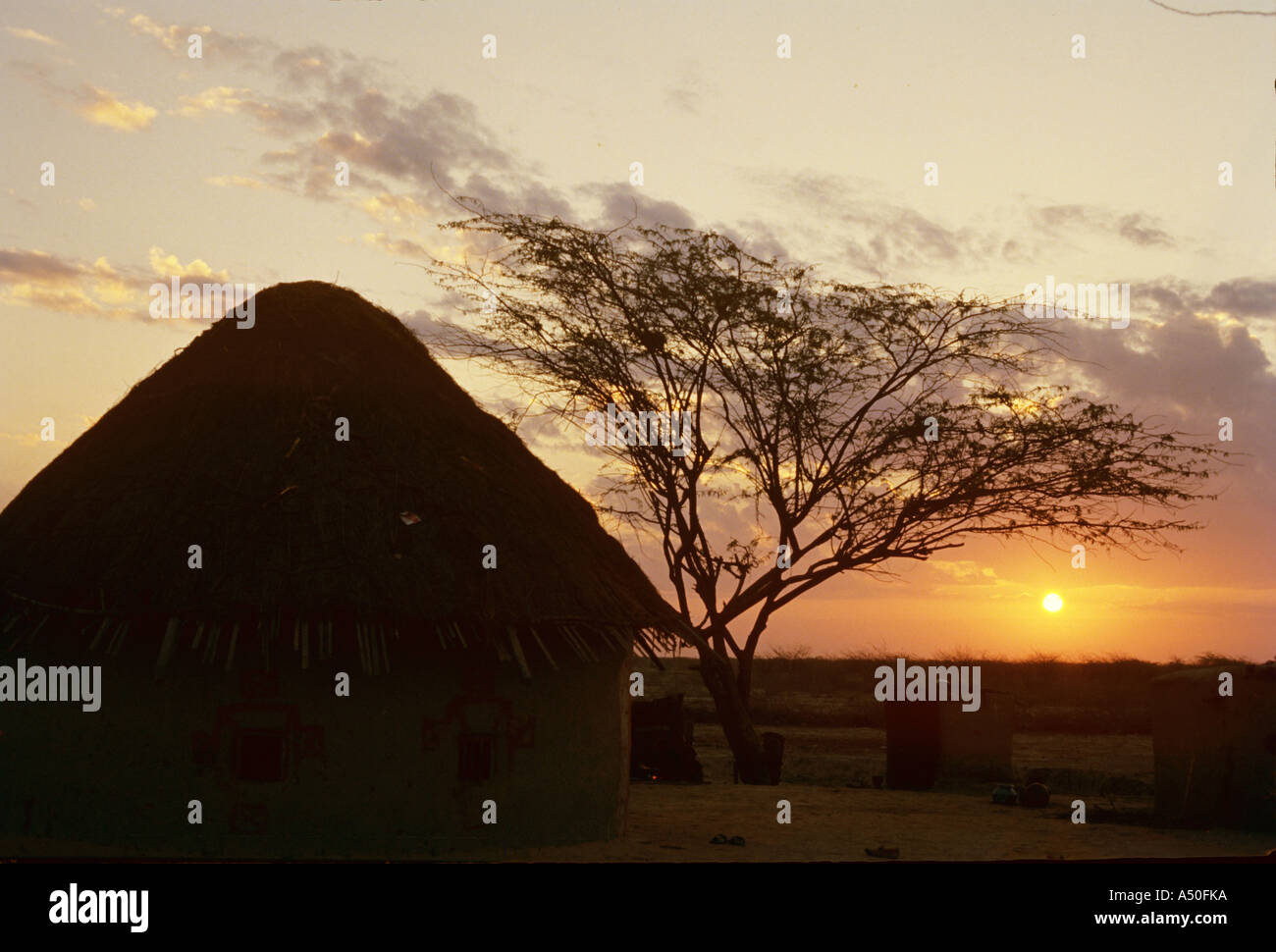 Sunset from Kutch in Gujarat India Stock Photo - Alamy
