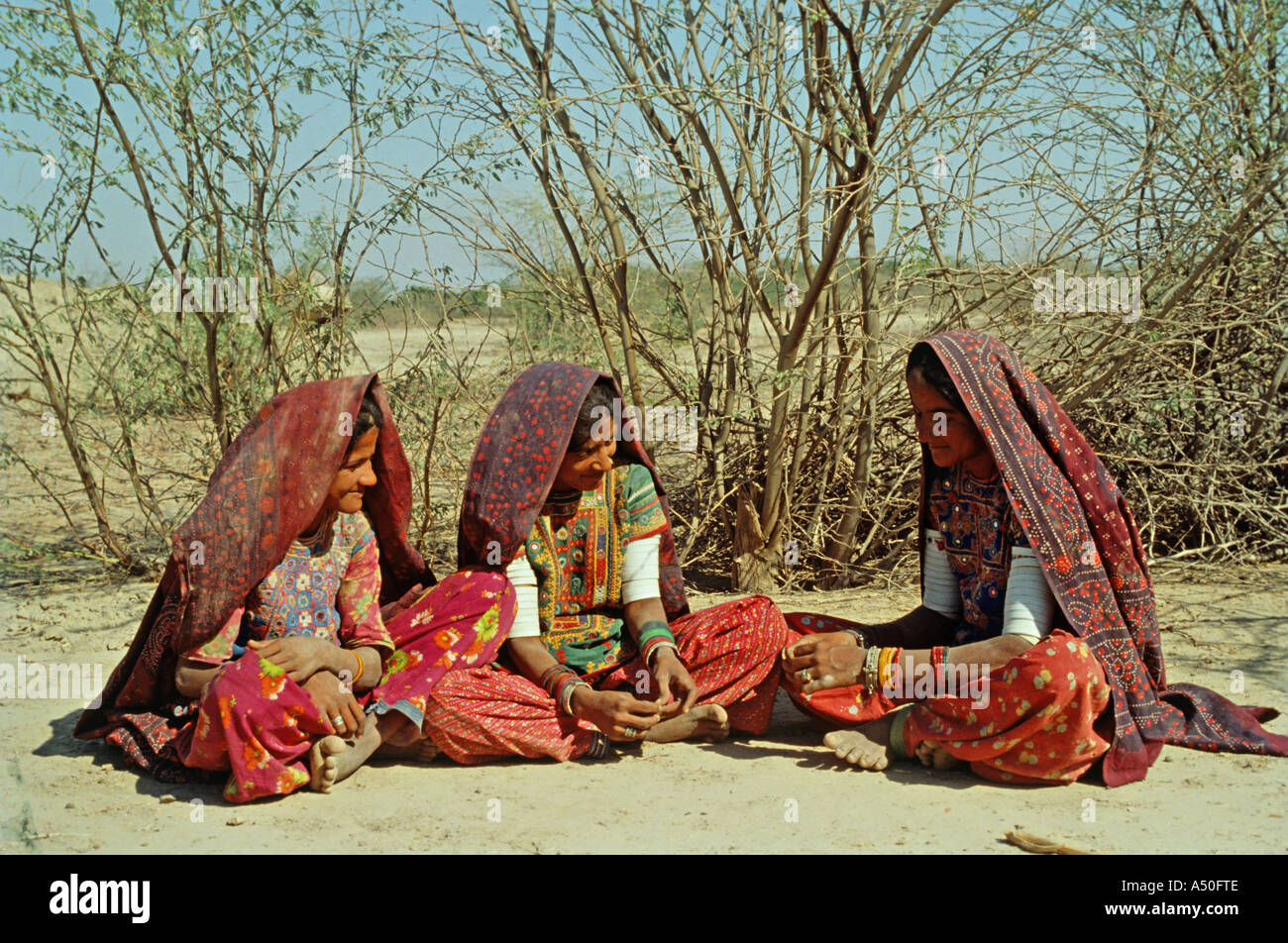 Kutch women at Kutch in Gujarat India Stock Photo - Alamy