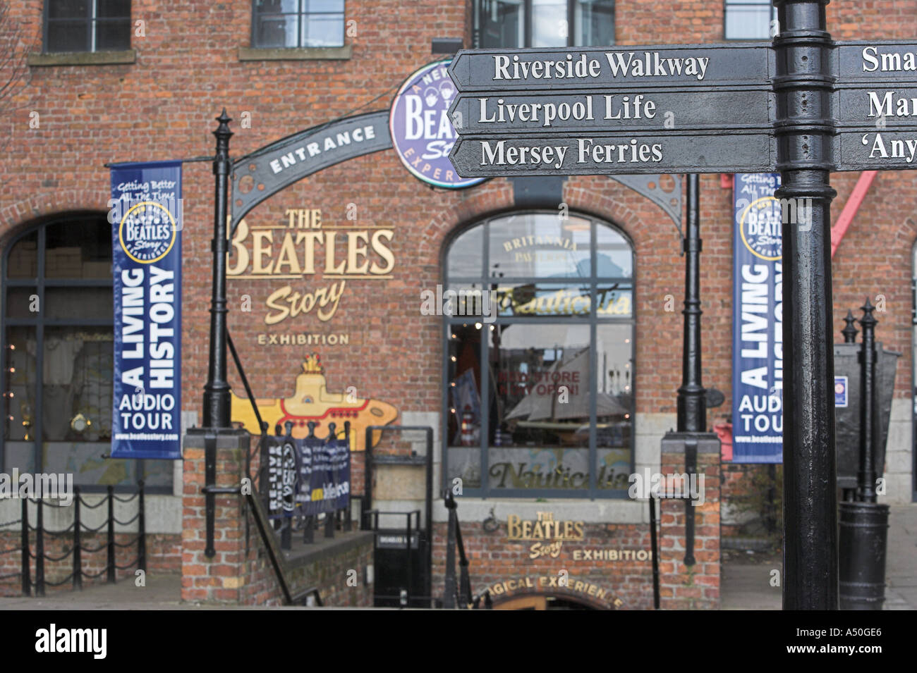 Beatles Story Exhibition Liverpool England Stock Photo - Alamy