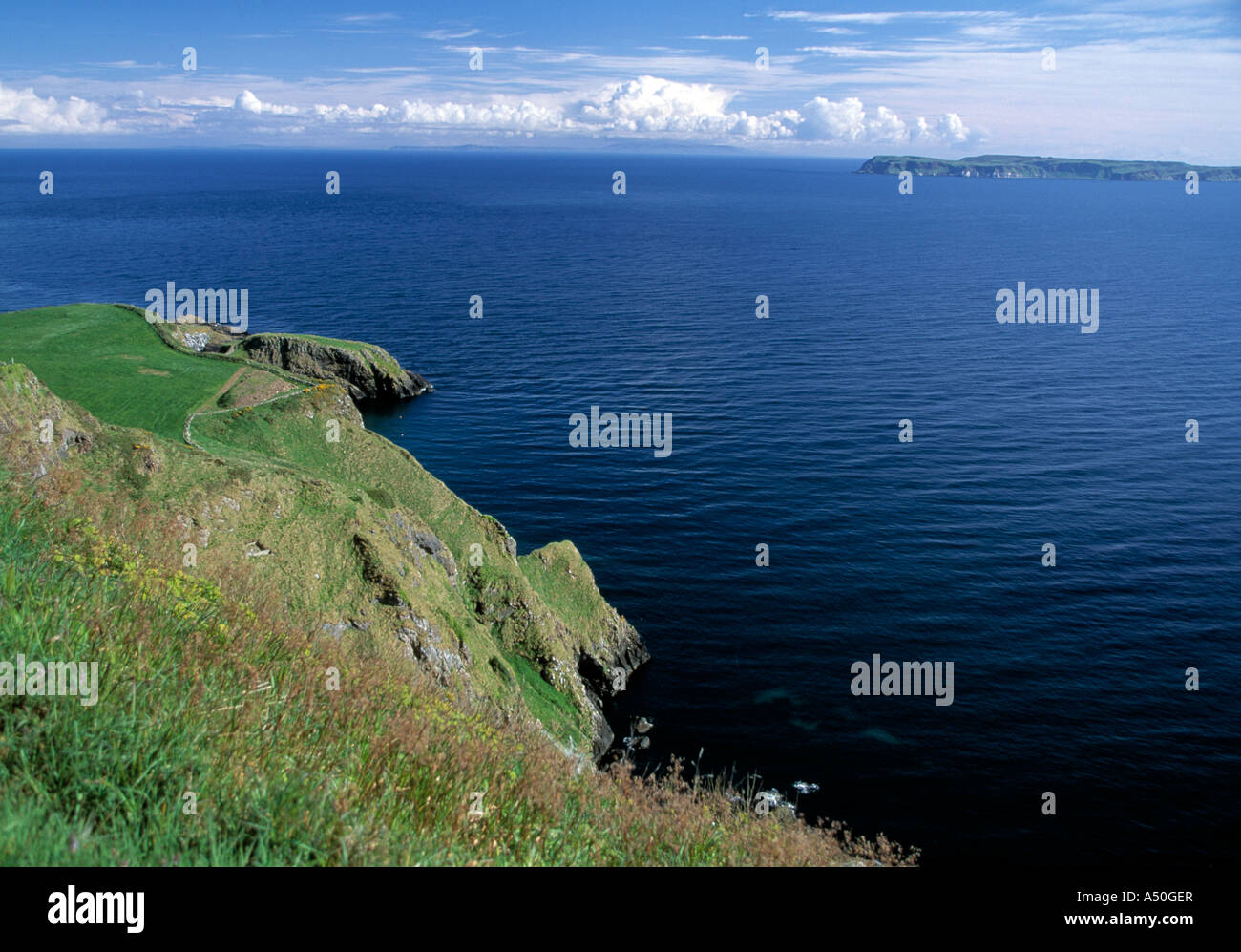 ireland, county antrim, torr head mull of kintyre scotland Stock Photo ...