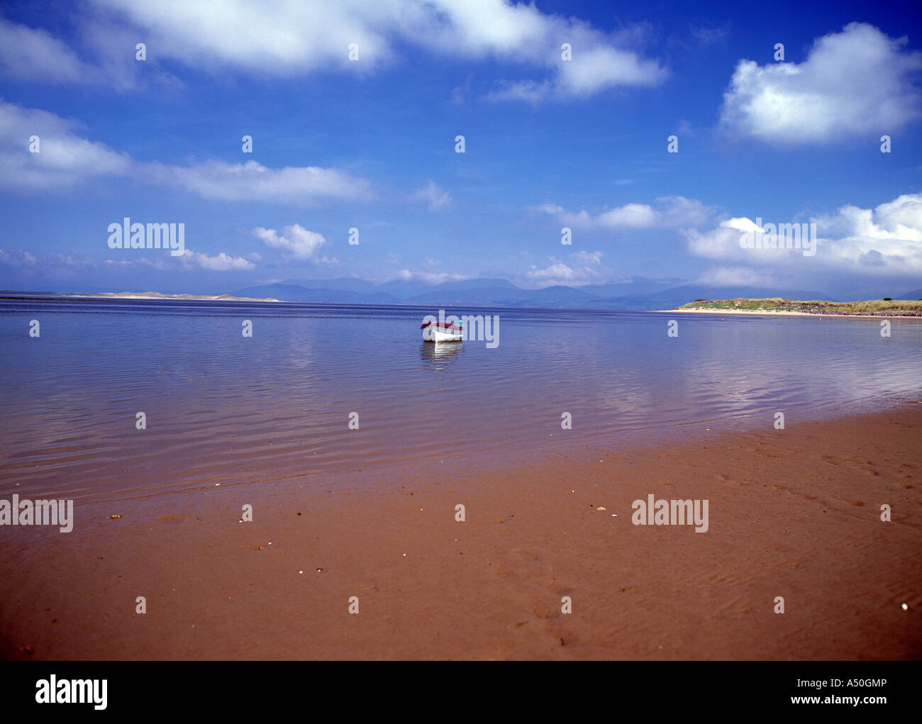 irish coastal sand sea inlet Stock Photo - Alamy