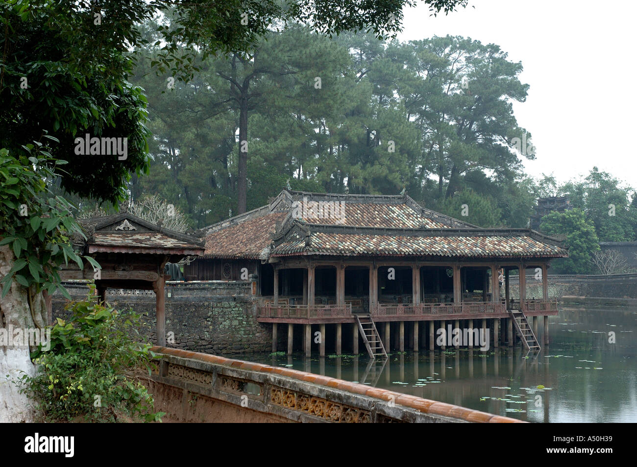 Tu Duc Tomb compound near Hue Central Vietnam South East Asia Orient ...