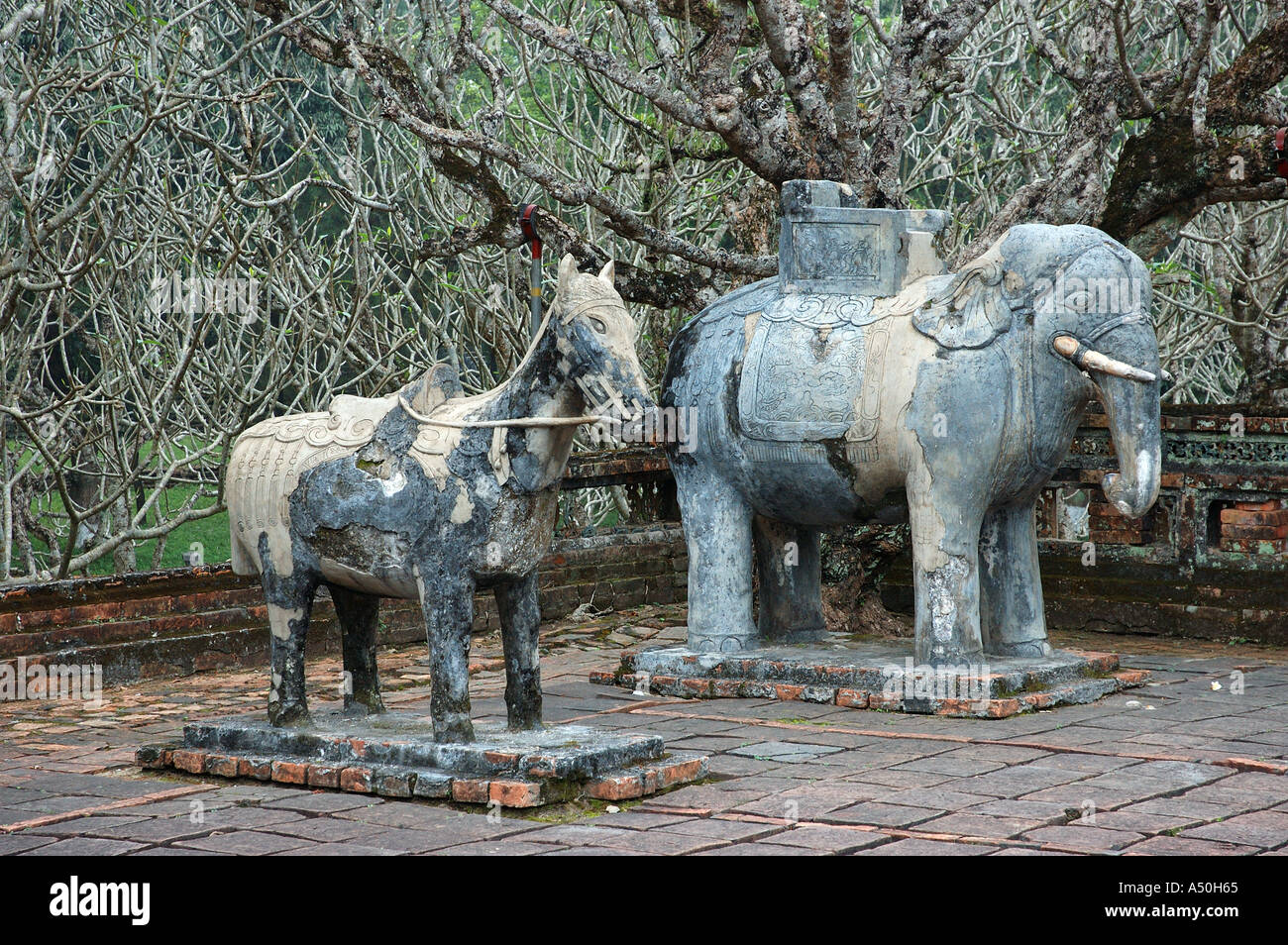 Tu Duc Tomb compound near Hue Central Vietnam South East Asia Orient ...