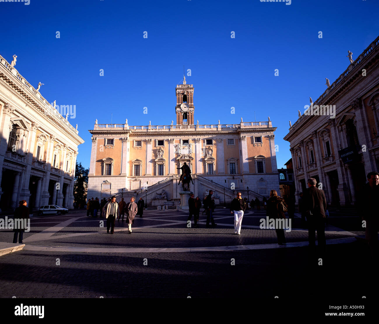 Palazzo Senatorio ,Capitol, Rome Italy Stock Photo - Alamy