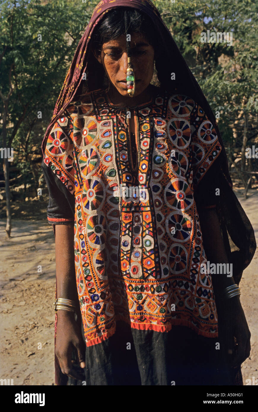 Dhaneti jat woman at Kutch in Gujarat India Stock Photo - Alamy