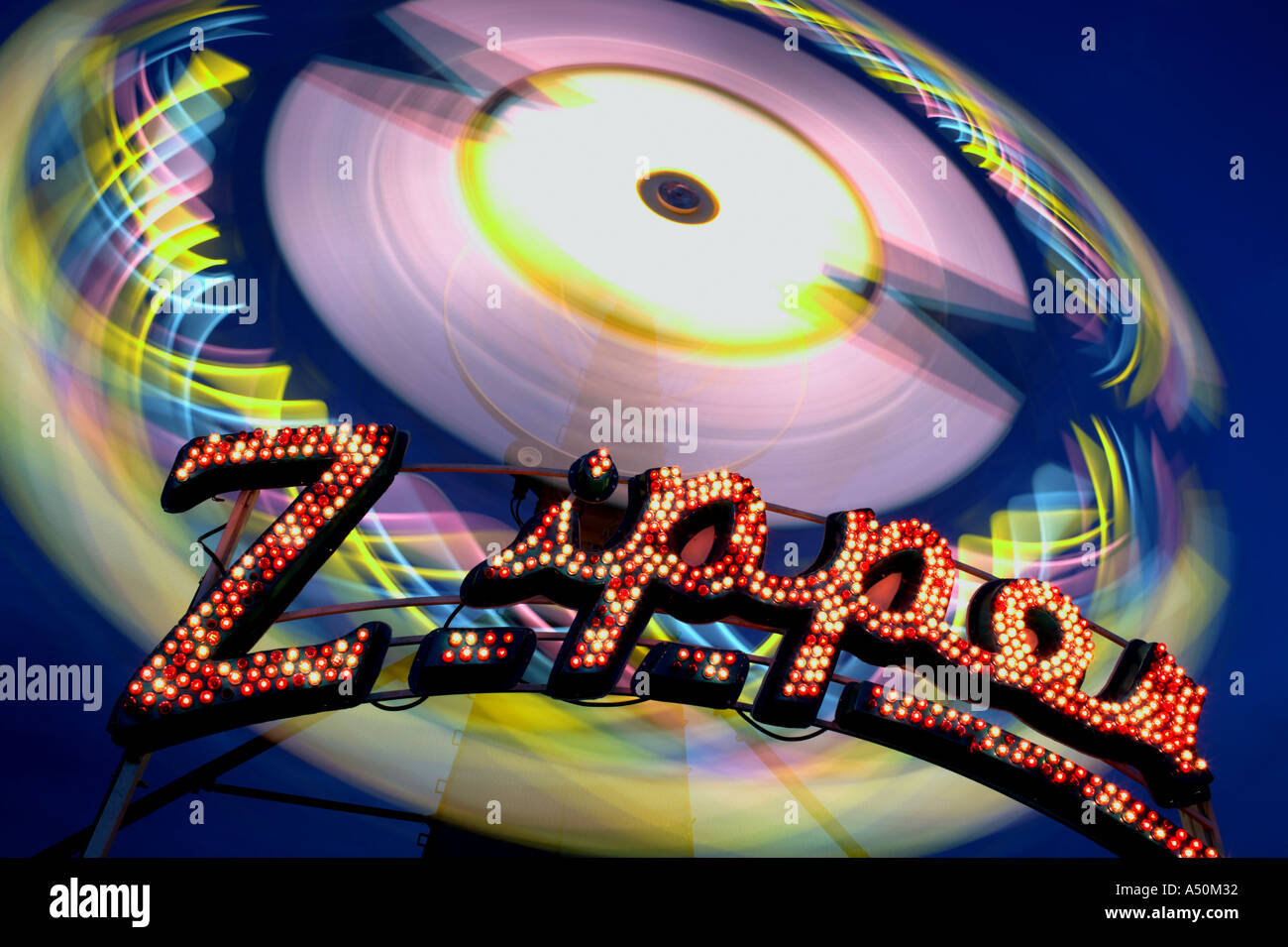 Zipper Carnival Ride High Resolution Stock Photography and Images - Alamy