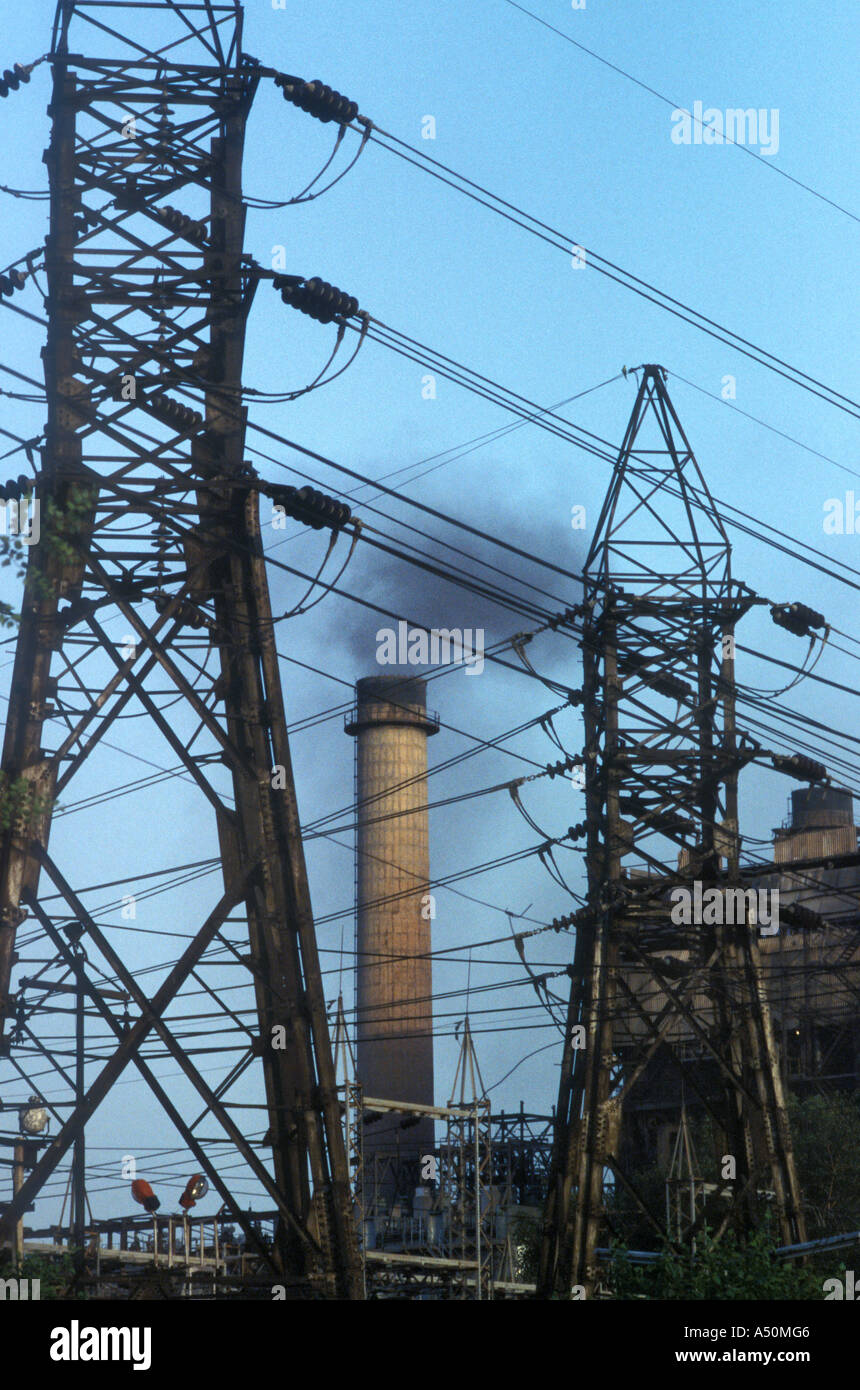 Power plant Indhraprastha Delhi India Stock Photo - Alamy