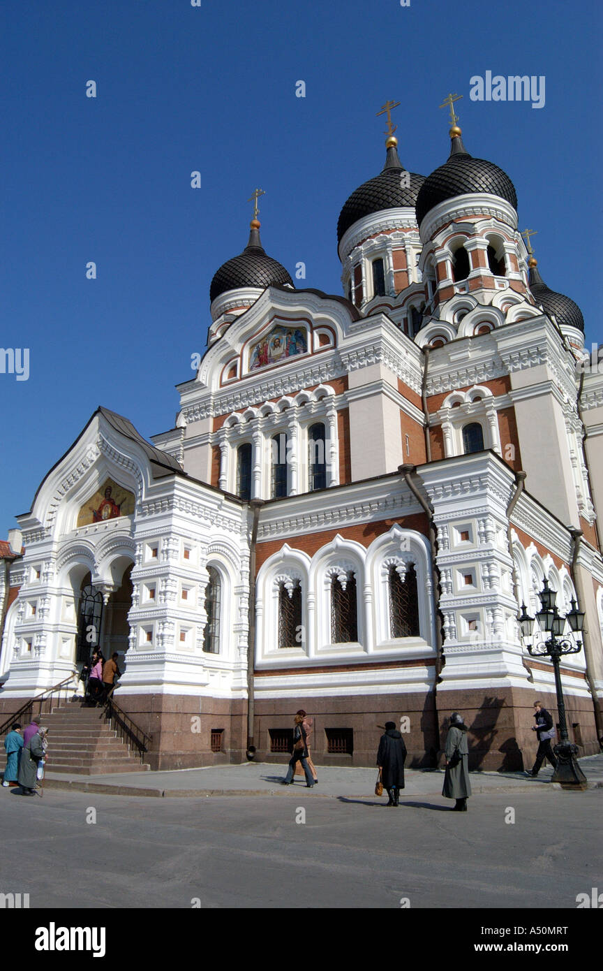 Alexander Nevsky Cathedral, Tallinn Estonia Stock Photo - Alamy