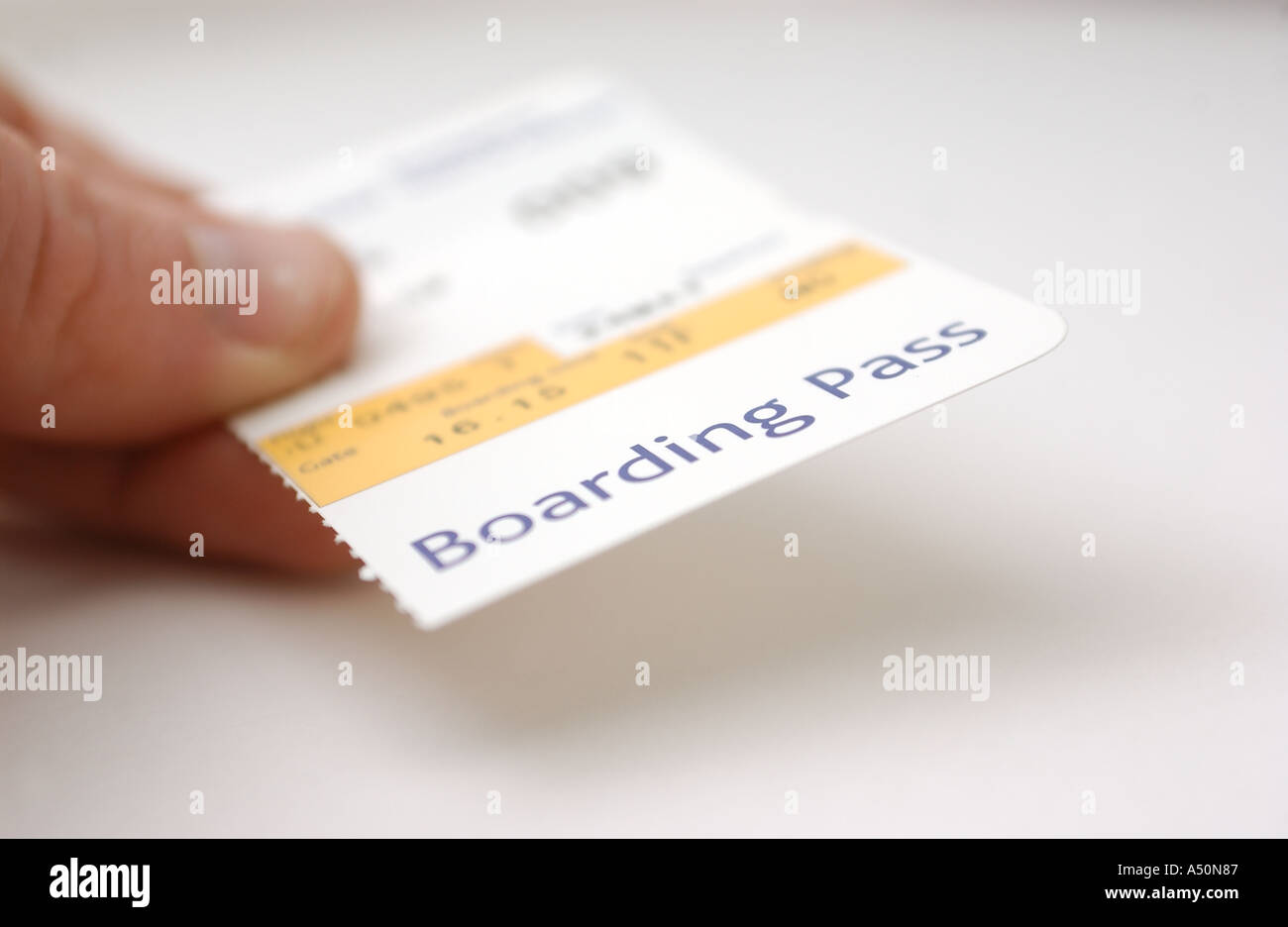 Airline boarding pass Stock Photo - Alamy