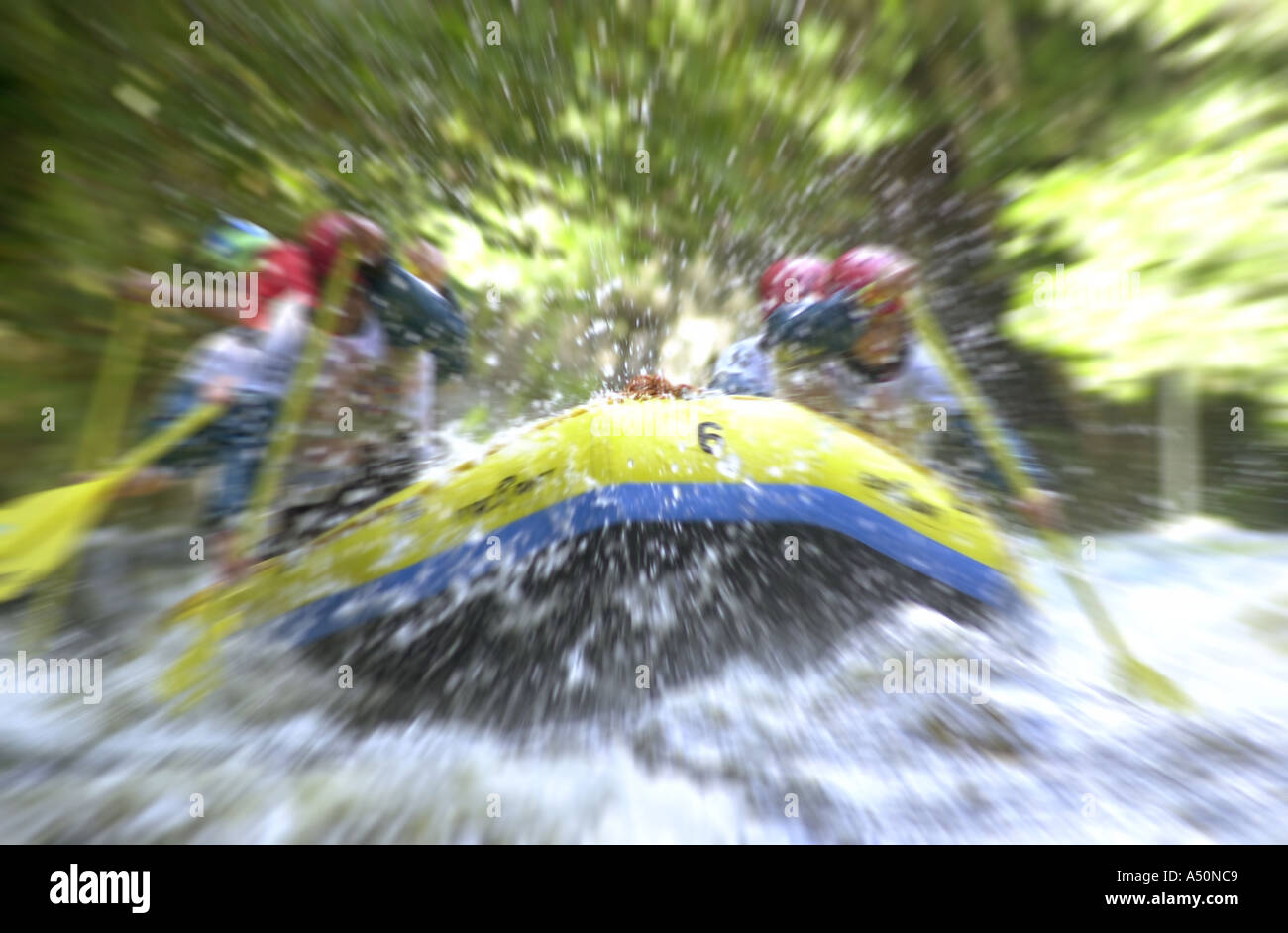 whitewater rafting extreme watersports Stock Photo - Alamy