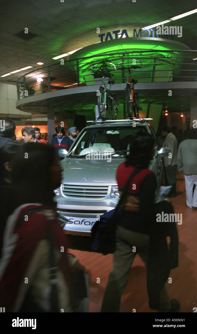 Tata Safari car on display at Auto Expo Stock Photo - Alamy