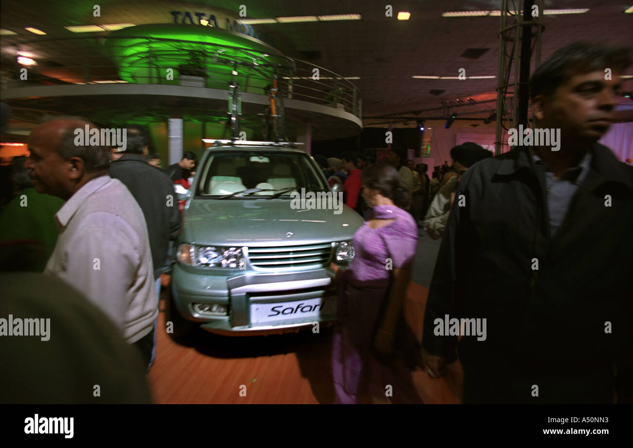 Tata Safari car on display at Auto Expo Stock Photo - Alamy