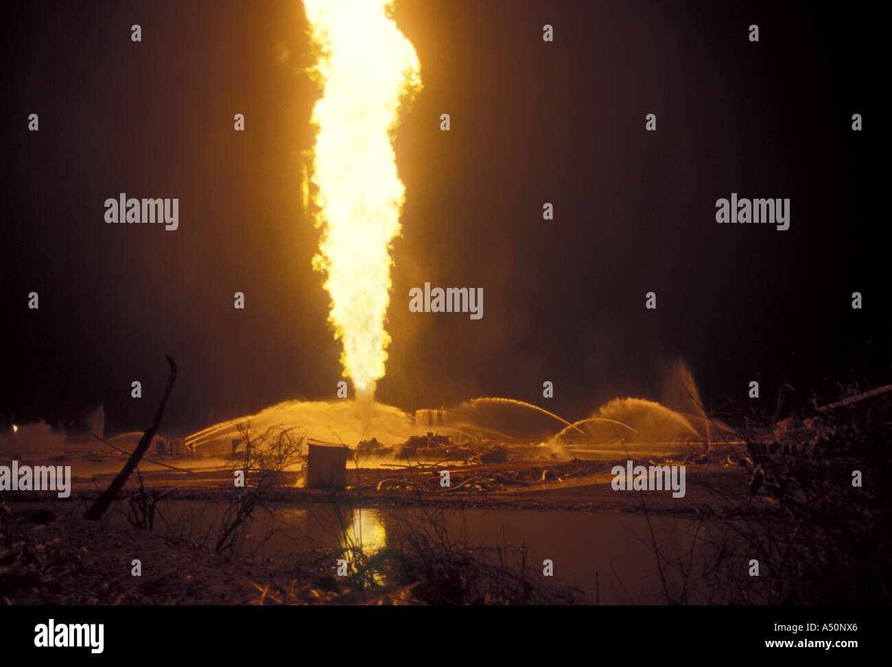 ONGC Oil Rig Stock Photo - Alamy