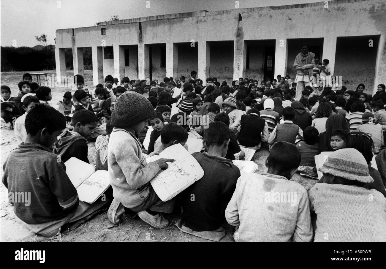 School children Village classroom Stock Photo - Alamy