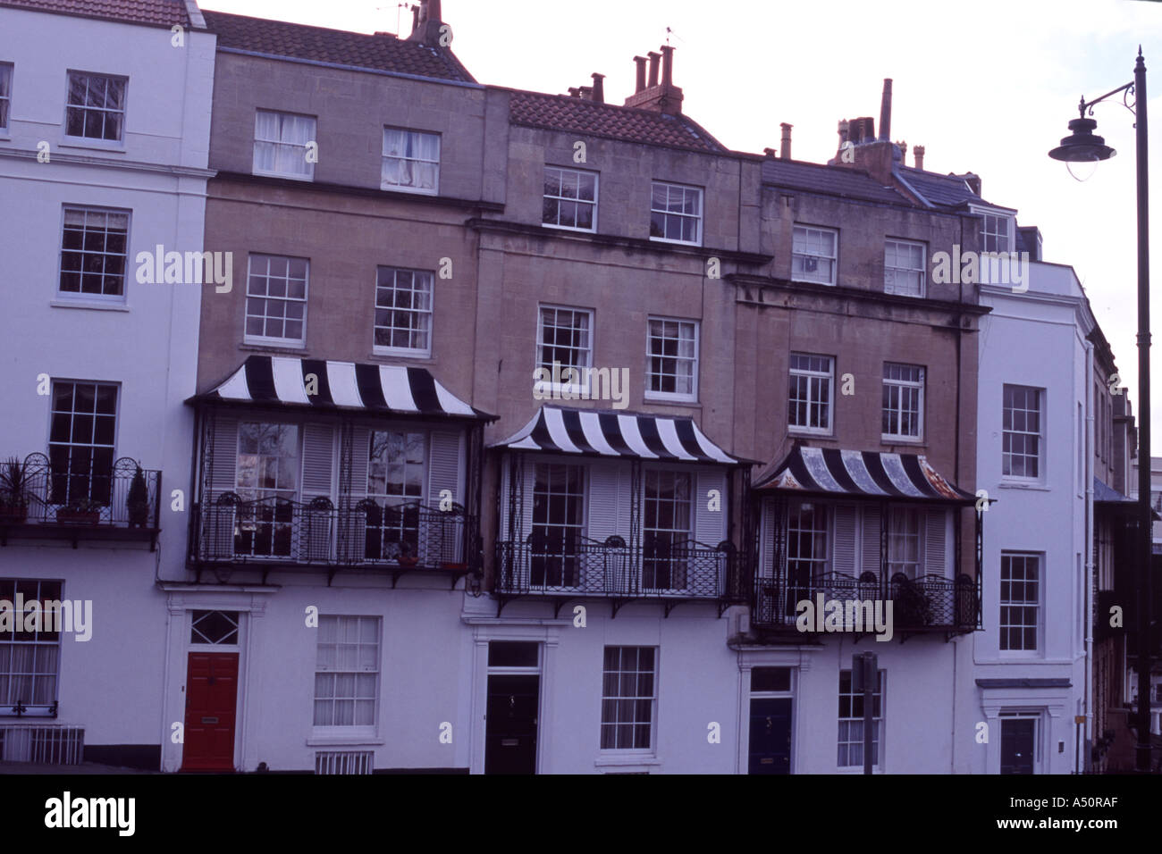 Regency Properties Bristol UK Stock Photo - Alamy