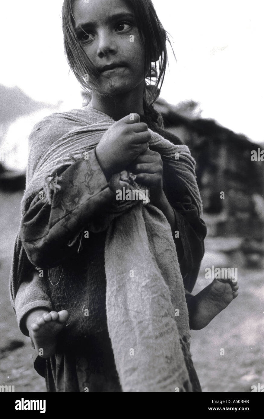 Girl of Raksham village Stock Photo - Alamy