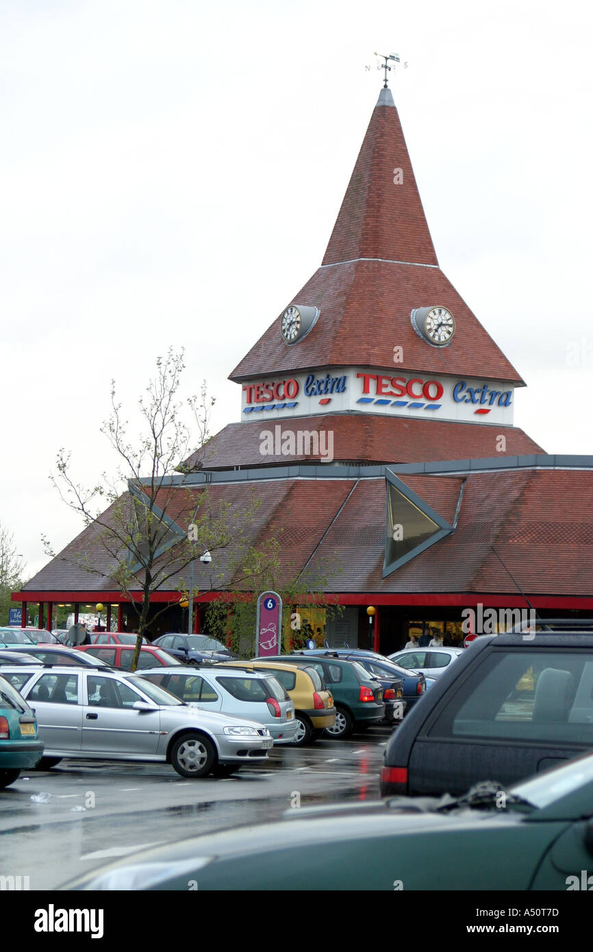 Tesco superstore in Swindon Wiltshire Stock Photo - Alamy
